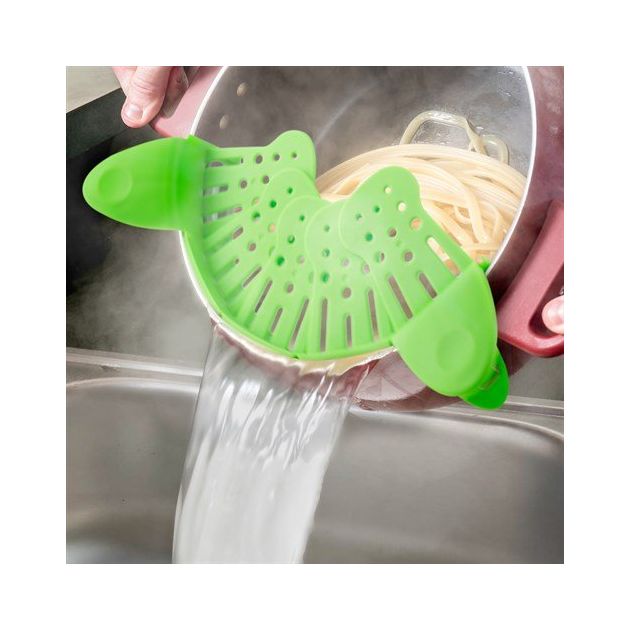Snapbit: Fold - Away Silicone Strainer And Colander That Fits To Your ...